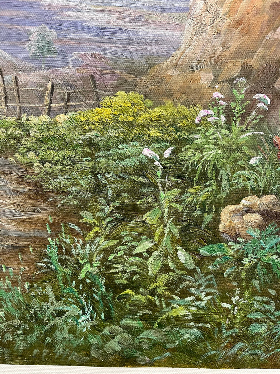 100% hand-painted Cliff House scenery 36x24 inch oil paintings The cla ...